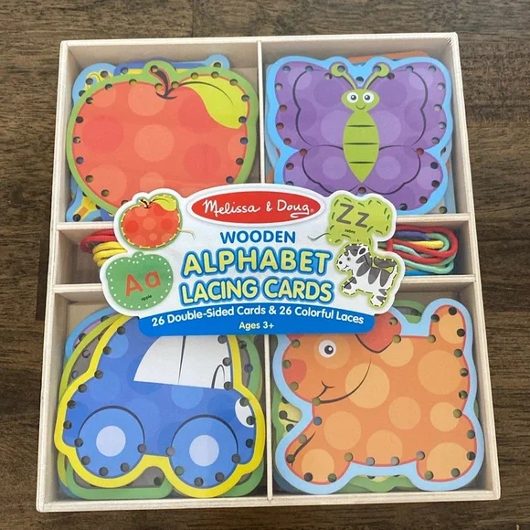 First Words Melissa & Doug Poke-a-Dot Alphabet Cards - Interactive Pop ...